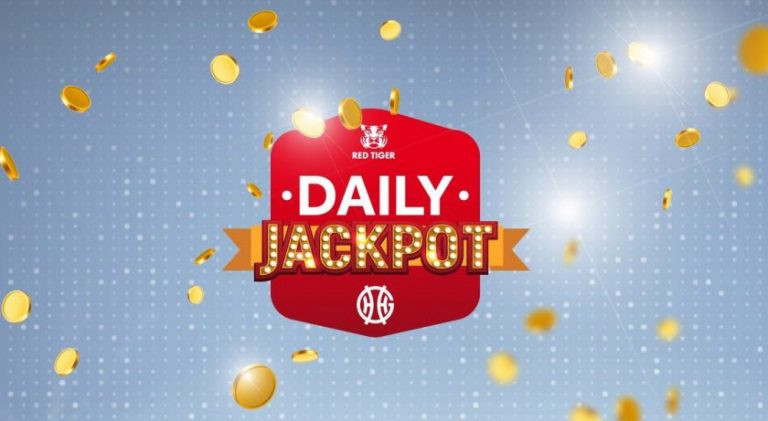 Play and win on Red Tiger's fantastic Daily Jackpot slots